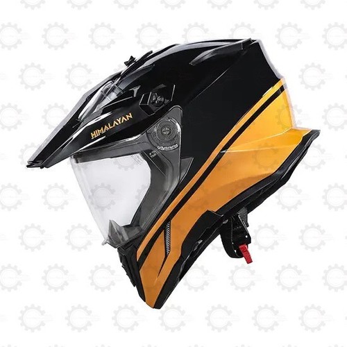 BLACK & GOLD "OPTIMUS MOTOCROSS HELMET WITH VISOR ROYAL ENFIELD" | eBay