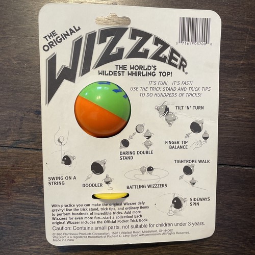 Duncan The Original Wizzer Whirling Top Kids Toy 1996 New On Card ...