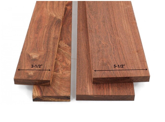 Hardwood Lumber Pack CHOOSE YOUR WOOD 4pk | eBay