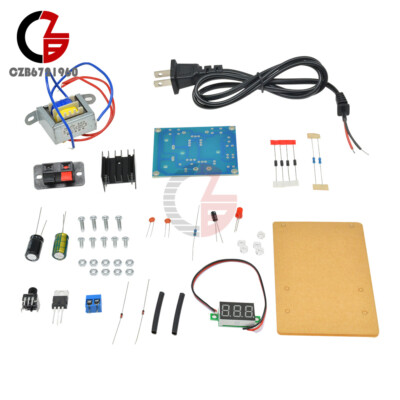 LM317 Adjustable Voltage Power Supply Board Kit Electronics DIY 1.25V ...