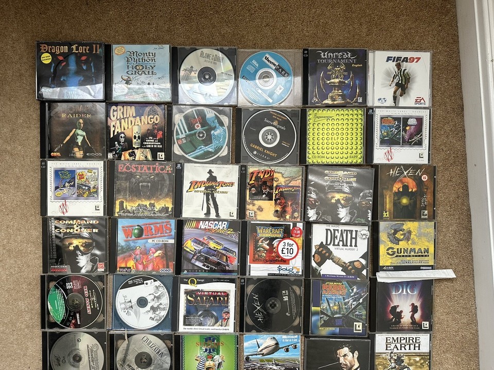 Retro Vintage PC Games Bundle | eBay UK
