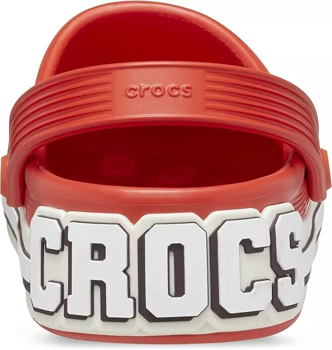 Crocs Off Court 209651-625 Clogs Unisex Tomato Logo Comfort Slip On ...