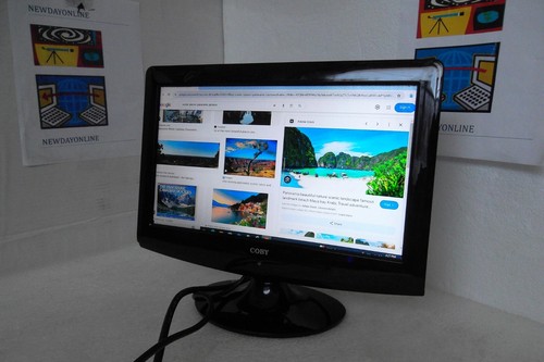 COBY LEDTV1526 LED HDTV 15" Widescreen 720p Speakers VGA HDMI RCA ...