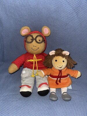 Arthur DW Stuffed Plush Doll Toy Figure PBS TV Show Book 1996 Vtg Eden ...