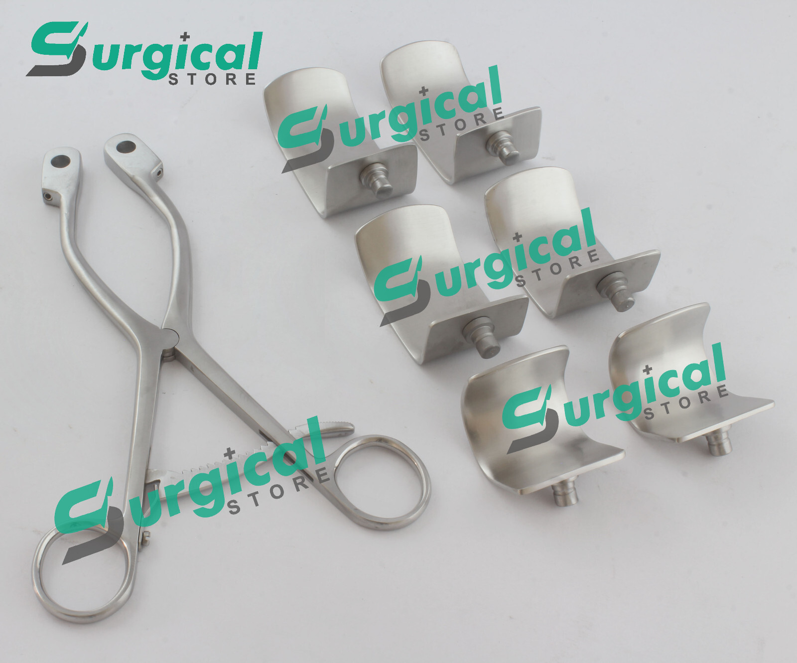 Kolbel Retractor Complete Set With 6 Blades, Shoulder Retractor German ...