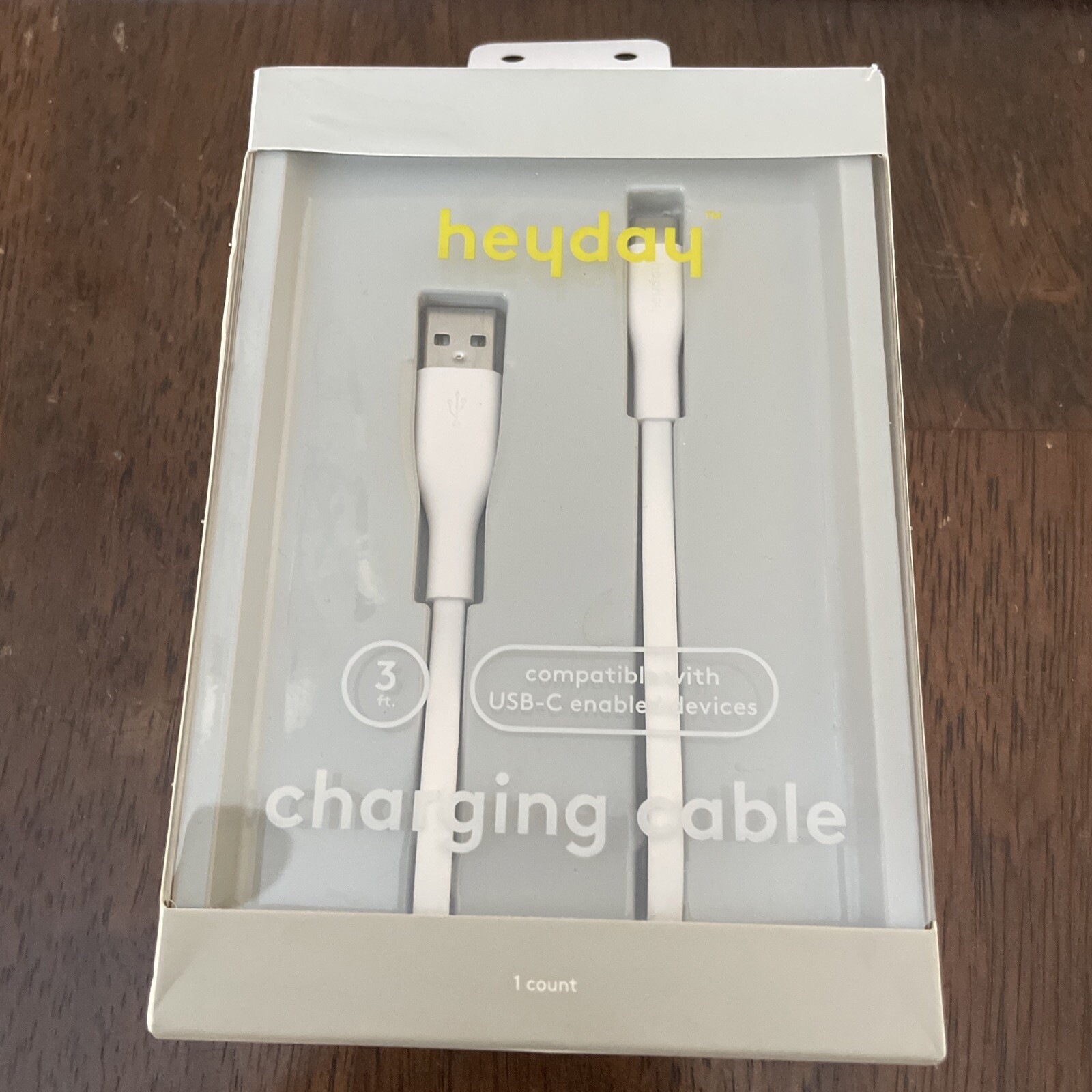 Heyday Charging Cable USB-C to USB-A Flat Cable - 3ft - White for sale ...