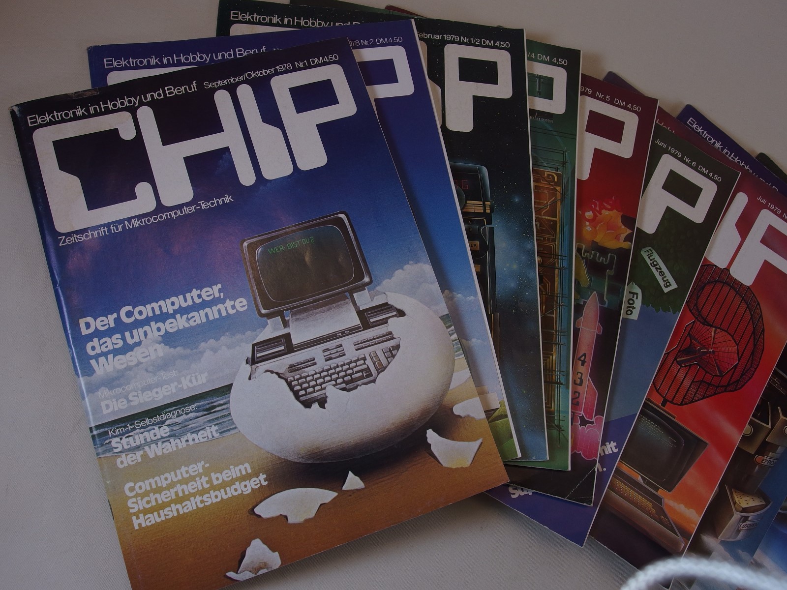 CHIP Zeitschrift 47 Jahre von 1978 bis heute, 555 Hefte Monumentales ...