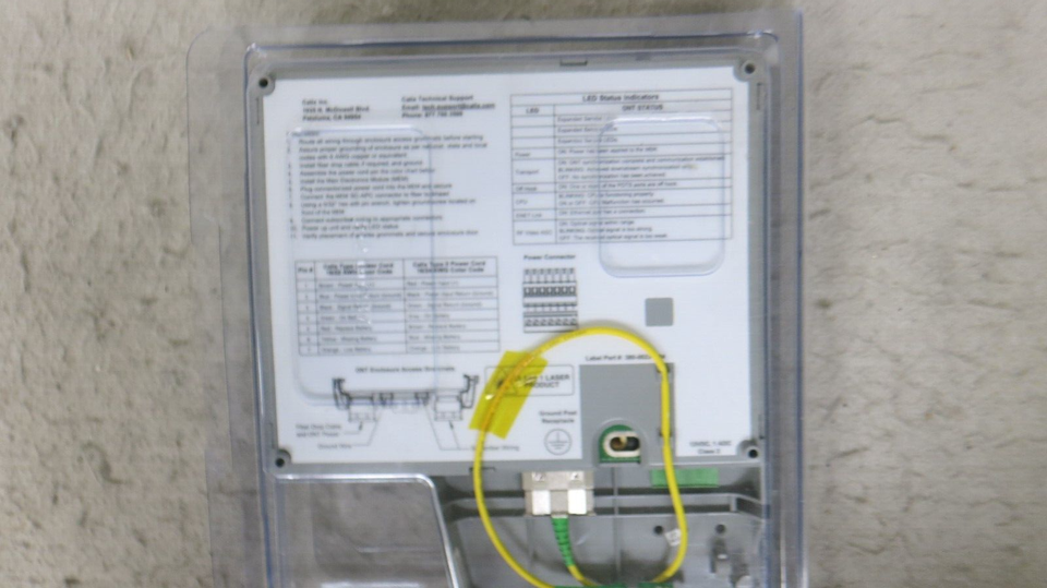 LOT OF 8 Calix 710GX ONT Fiber Optic Optical Network Terminal Module ...