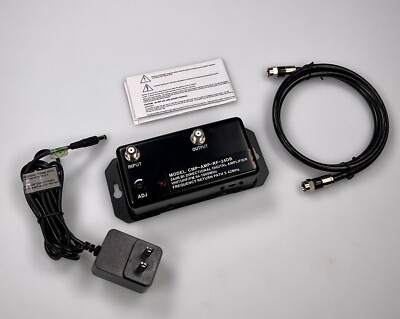 24dB TV Antenna Digital Signal Booster Amplifier for HDTV with 3ft Coax ...