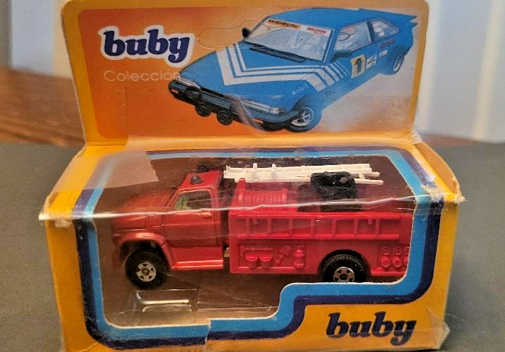 Buby Collectors diecast fire truck 1:87 scale nib vintage rare ...