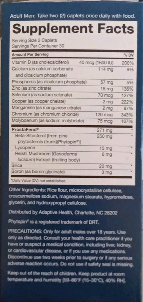 2 SUPER BETA PROSTATE ADVANCED 3X KEY INGREDIENT SUPPLEMENT 60 X2 120 ...