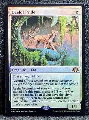 1x MTG Ocelot Pride (Foil) - Modern Horizons 3 (MH3) #38 - Magic the ...