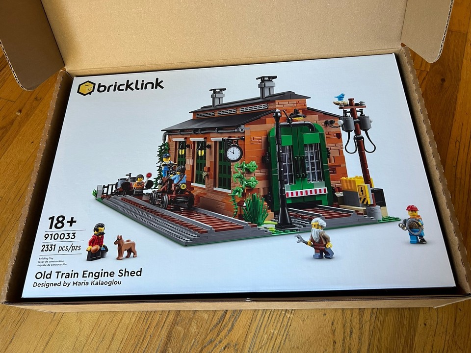Lego 910033 Bricklink Designer Series 1 Old Train Engine Shed NIBS | eBay