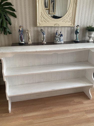 Beautiful Very Large Vintage Oak Bookcase Solid Furniture with Shelves Library | eBay UK