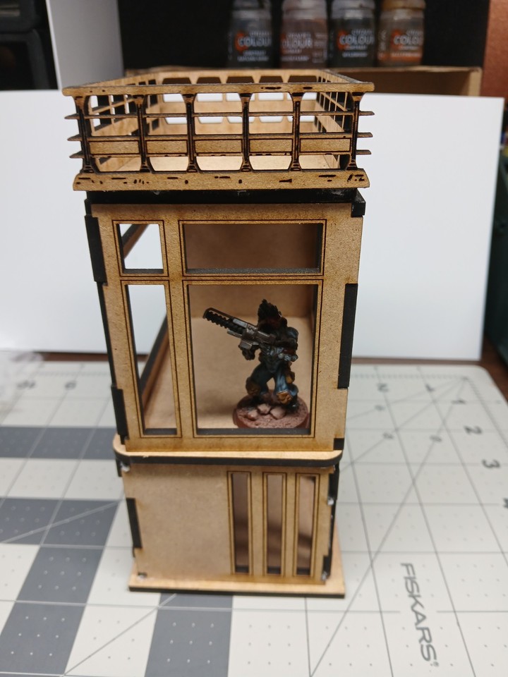 SCI FI / Post Apoc / Warhammer 40k Necromunda Roof Deck Building | eBay