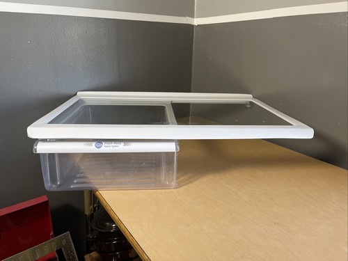 OEM WHIRLPOOL KENMORE MAYTAG AMANA ROPER REFRIGERATOR SHELF MEAT PAN ...