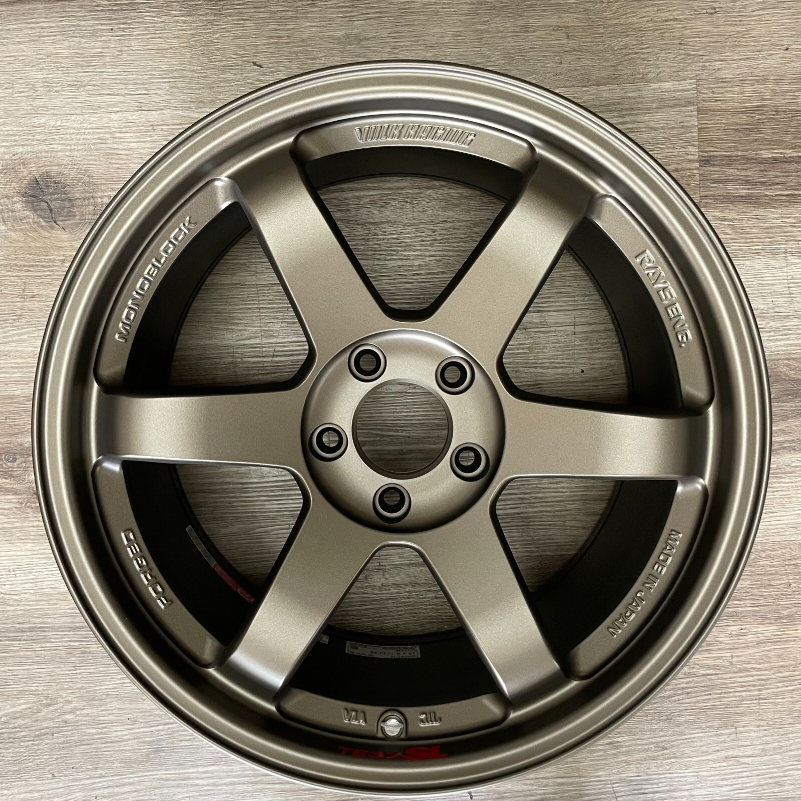 Volk Racing TE37SL 18x10 +40 5x114.3 Blast Bronze (Set of 4) WVDY40EPBB ...