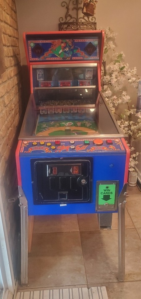 RARE 1991 Vintage Williams SLUGFEST Arcade Baseball Pinball Game LOCAL ...
