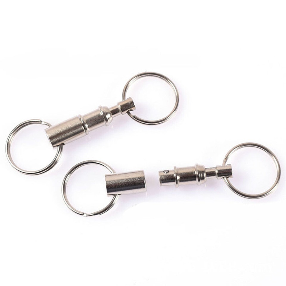 5 Pcs Keychain Pull Apart Detachable Hanging Pendant Keychains Ring | eBay