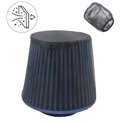 Universal Car Cold Air Intake Filter Protect Sock Cover Dustproof ...