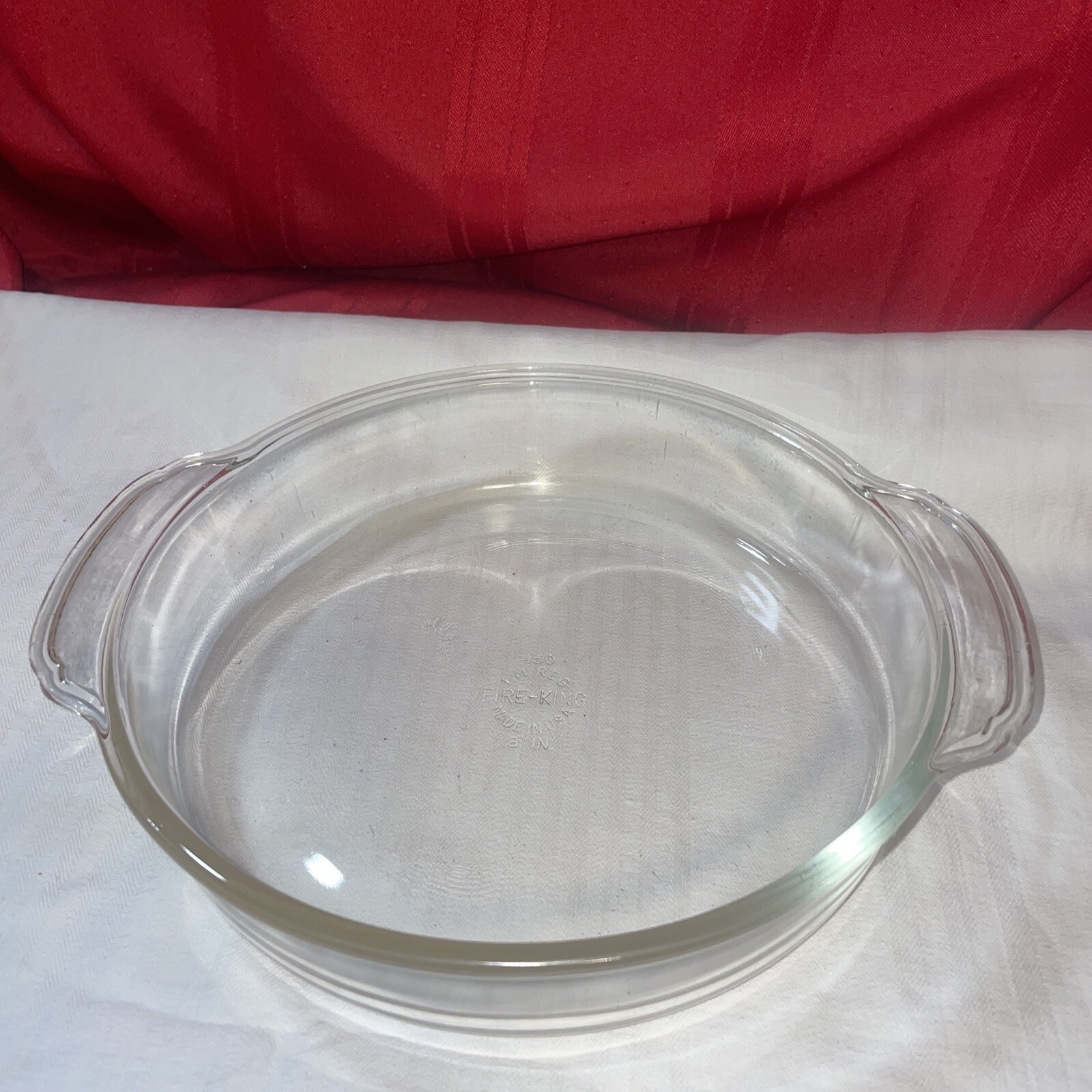 Vintage Fire-King Round Glass Dish T.M. Reg. Made in USA | eBay