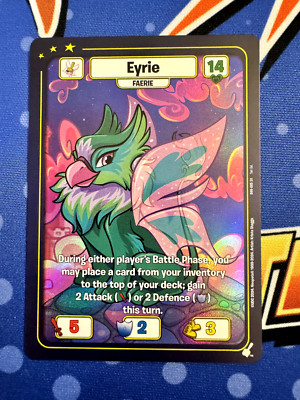 Neopets Battledome TCG Faerie Eyrie 1st Edition SR | eBay