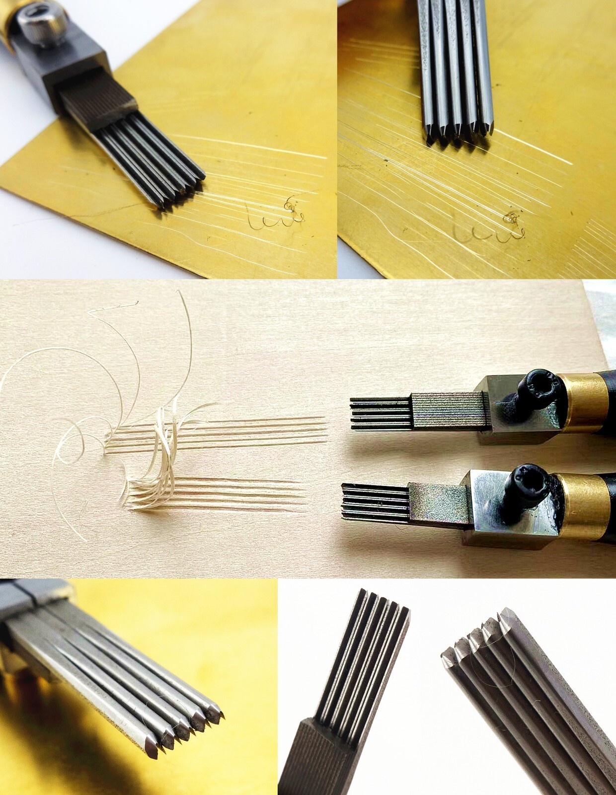 Printmaking Copperplate Woodcut Carving Push Rows Line Knife Cutter ...