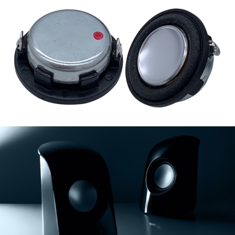 28MM 1in Small Speakers Set 2PCS, 4Ohm Loudspeaker Headphones Speaker ...