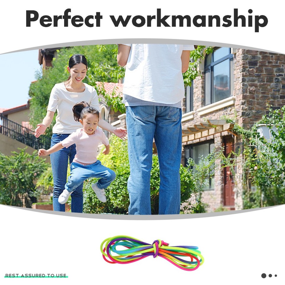Jumping Rubber Band Toys Kid Child Fitness Funny Skipping Rope Elastic ...