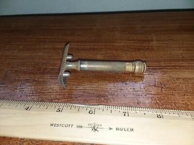 Vintage Gillette Old Style Double Edge Safety Razor- 1910's - 20's | eBay