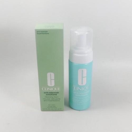 Clinique Anti-Blemish Solution Cleansing Foam Mousse 4.2 oz /125ml *NEW ...