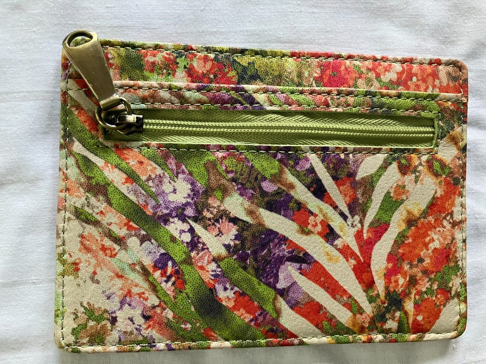 Hobo International Euro Slide Credit Card Wallet Tropic Print NWT | eBay