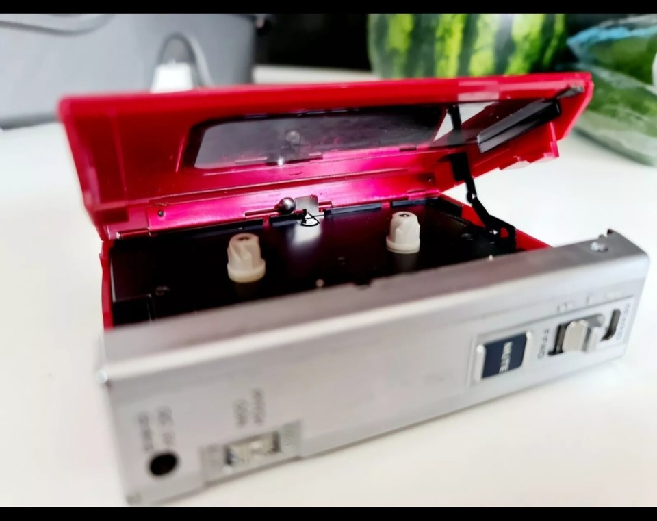 Extremely rare vintage Red Sanyo Walkman M-G1 Speed Control 1980's ...