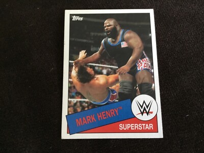 Mark Henry WWE Wrestling Trading Card Topps Raw Smackdown HOF Superstar ...