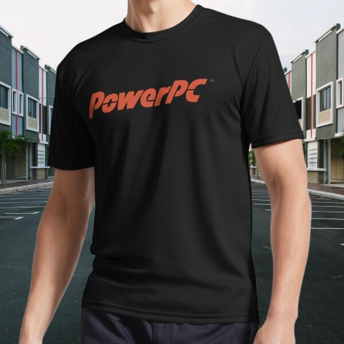 PowerPC Logo Active T-Shirt Funny Size S to 5XL | eBay