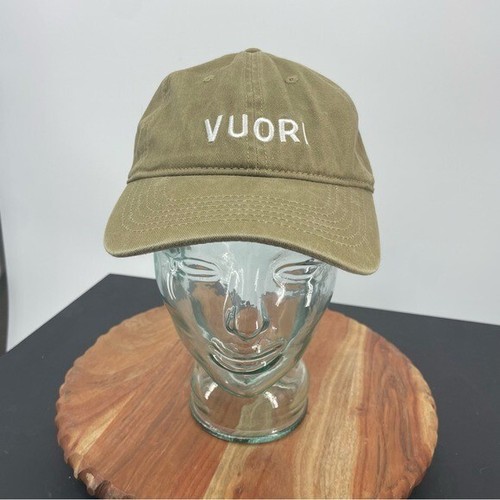 Vuori Ball Cap Adult green Beige Cotton Adjustable Strapback Baseball ...