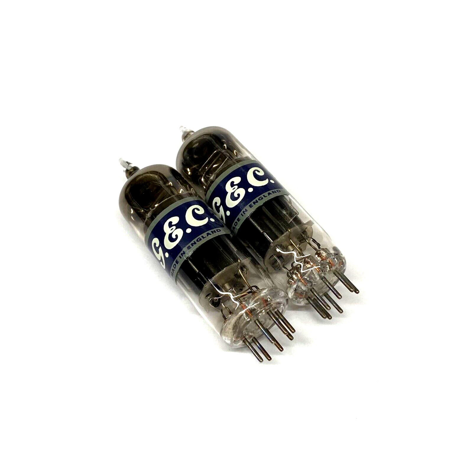 M. Pair 6X4 CV4005 Black Plate Square Getter NOS GEC UK Valve Tubes ...