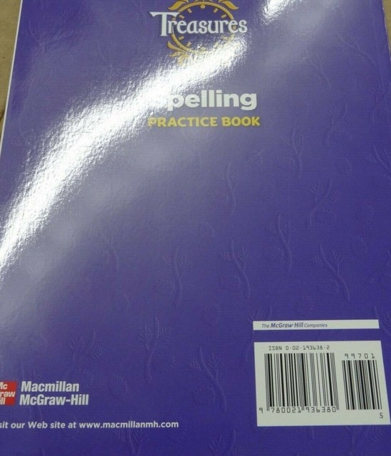 Treasures a Reading/Language Arts Program: Spelling Grade 5 by ...