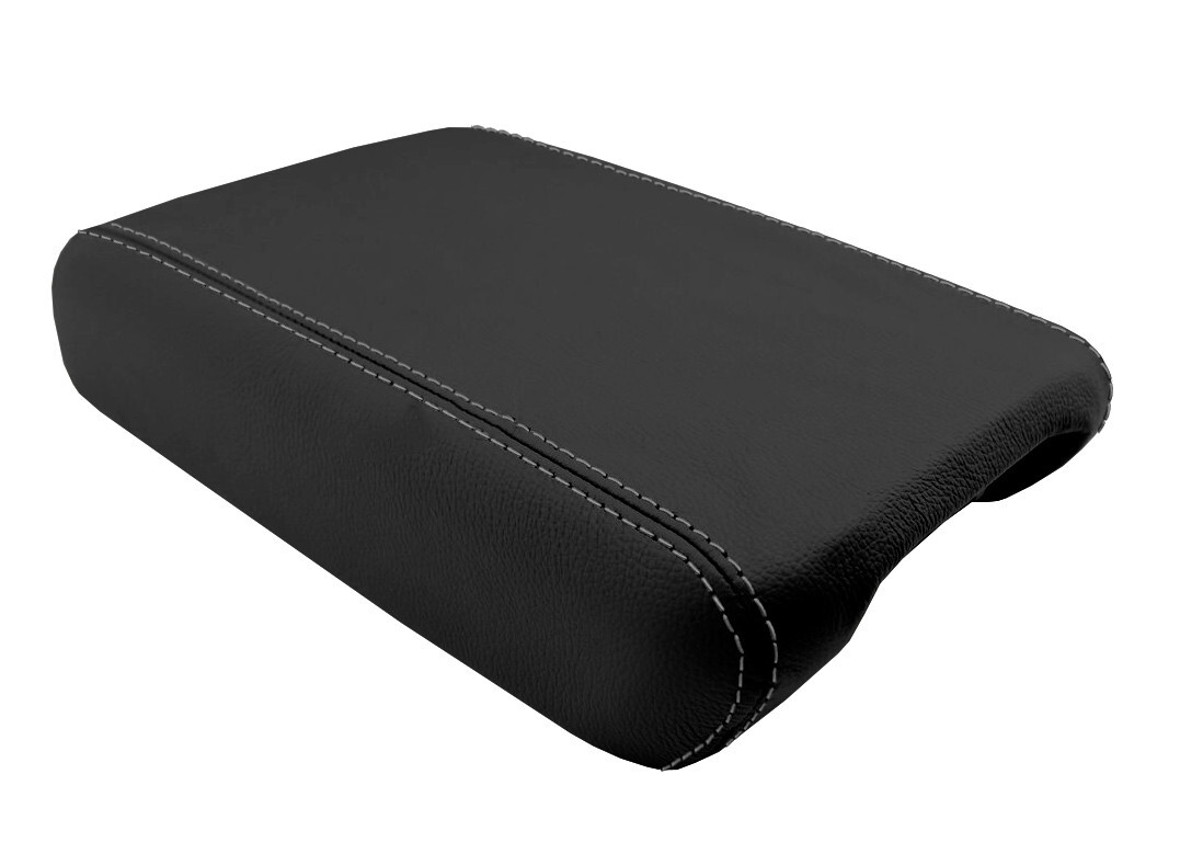 2007-2016 GMC Acadia Enclave Console Lid PVC Leather Cover | Black Gray ...