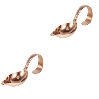 2 pcs Culinary Decorating Spoon Precision Drawing Sauce Drizzle Spoon ...