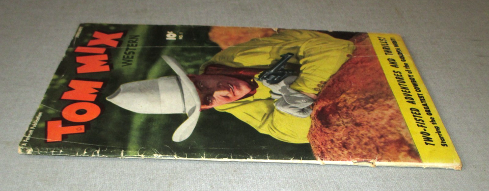 1948- TOM MIX WESTERN COMIC BOOK NO.1 1ST ISSUE- COWBO -FAWCETT GOLDEN ...