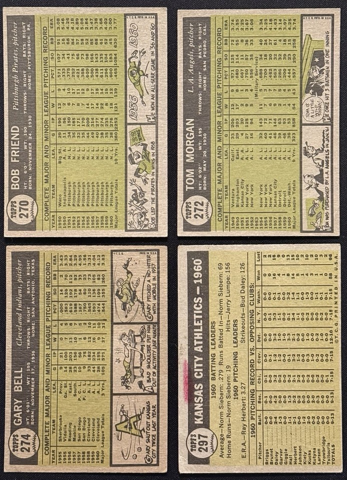 1961 TOPPS LOT OF 25 VINTAGE BASEBALL CARDS VG HOF ROOKIE CHECKLIST ...
