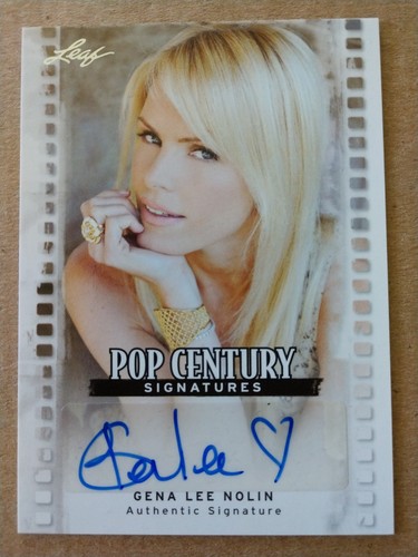 Gena Lee Nolin Pop century card Playboy Playmate Baywatch Star Actress ...