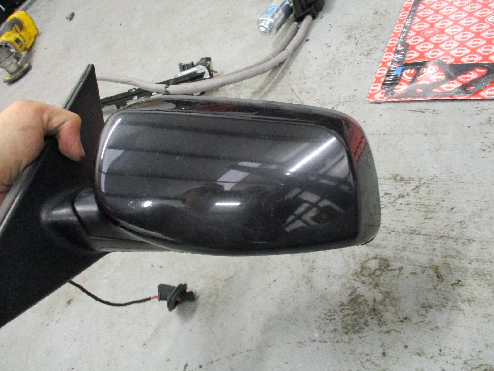 2007-2010 BMW E6X 5 Series 07 Power Folding Side Mirror w/ Glass Left ...