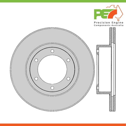 1x *TOP QUALITY * Rotor - Front For TOYOTA HILUX LN172R Part# DR780 ...