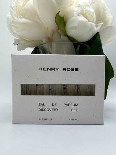 Henry Rose Fragrance Discovery Set 6 x 1.5 ml each Eau de Parfum NEW in ...