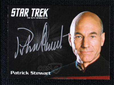 2016 Star Trek Silver Signatures Patrick Stewart as Capt Jean-Luc ...