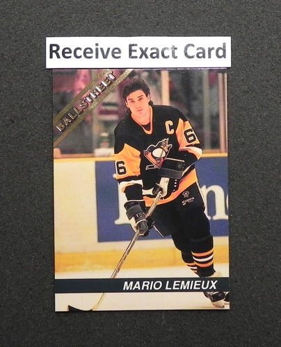 Mario Lemieux (1) 1992 Ballstreet Gold Card #4 _ Exact Card (C) | eBay