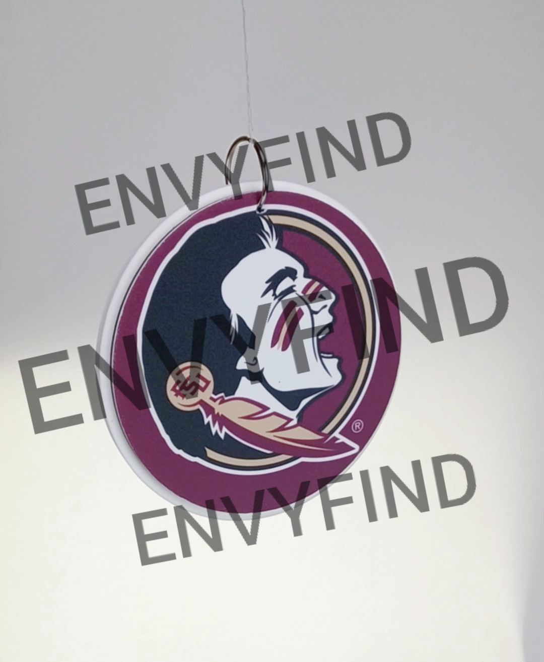 New Florida State FSU Seminoles Jumbo Black Big Fan Chain Necklace Foam ...