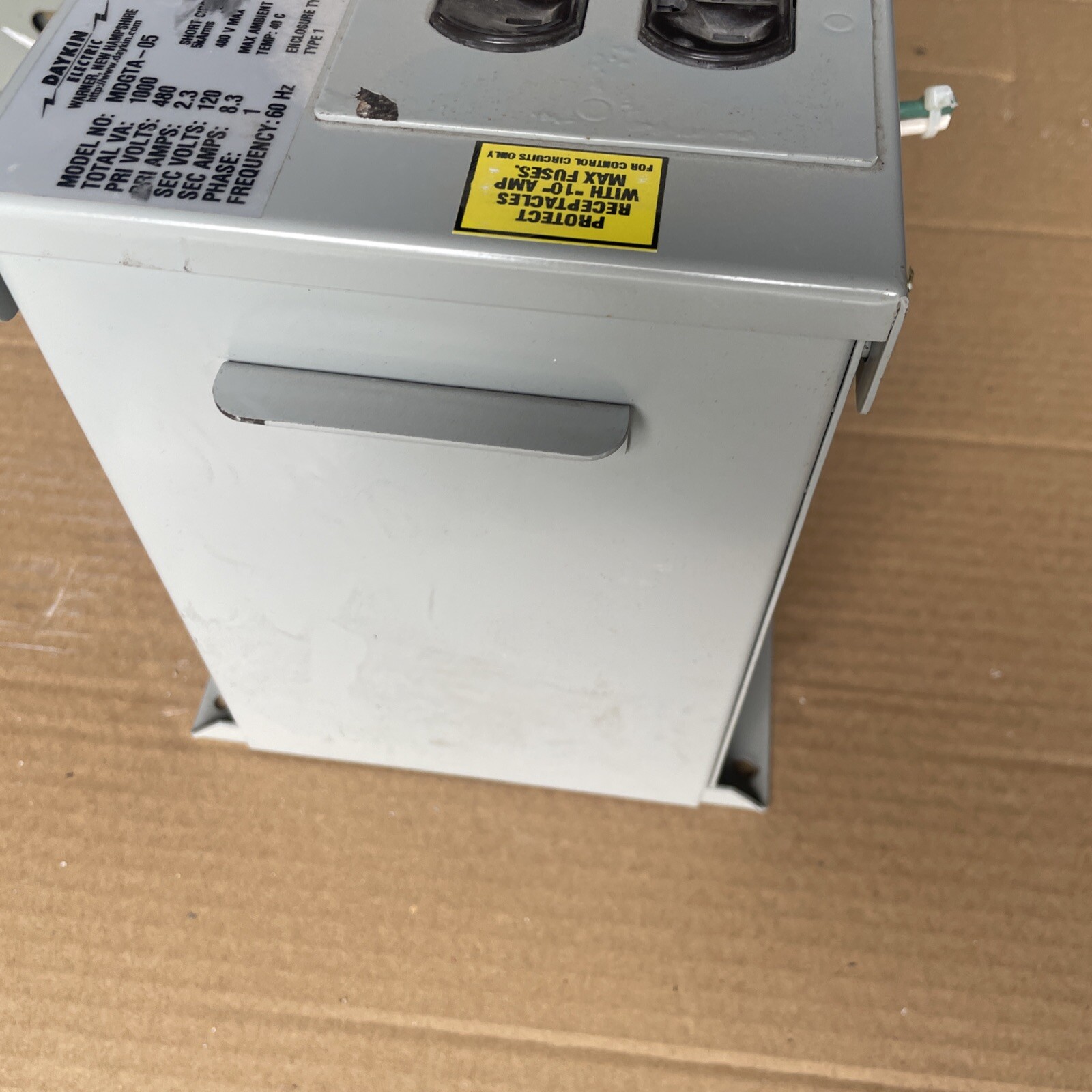 Dayton Electric MDGTA-05 Transformer Disconnect 1000VA 1-phase | eBay